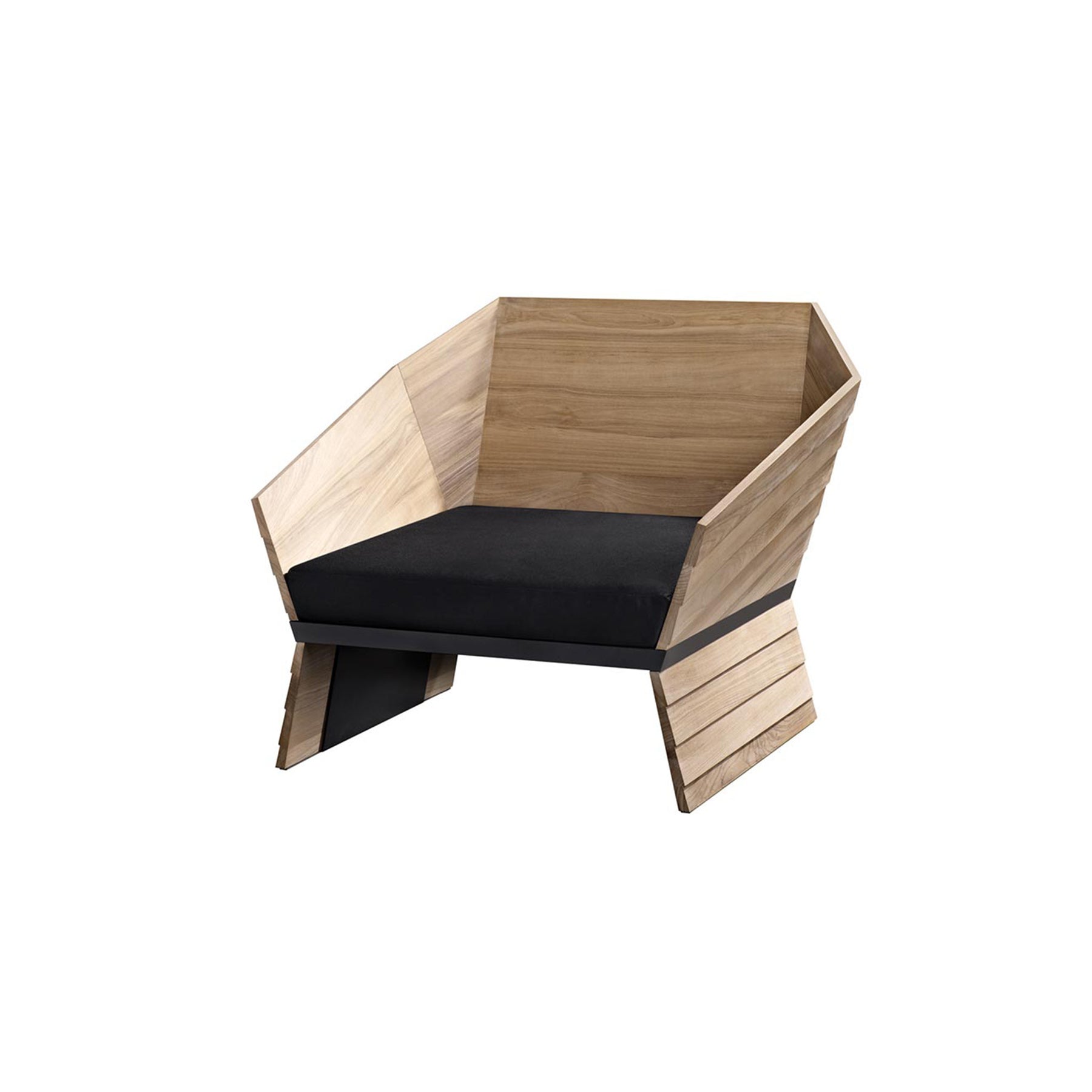 SF5991_SELF Sofa 1seat in teakwood – ROCKSTONE